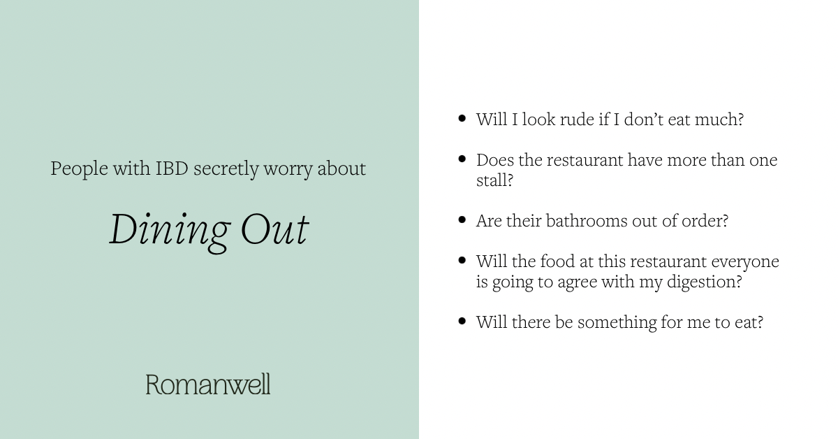 Top things people with IBD worry about